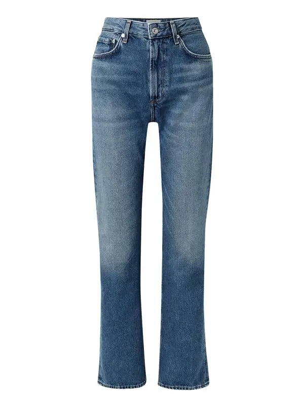 Citizens Of Humanity Zurie High-rise Straight-leg Jeans - Blue
