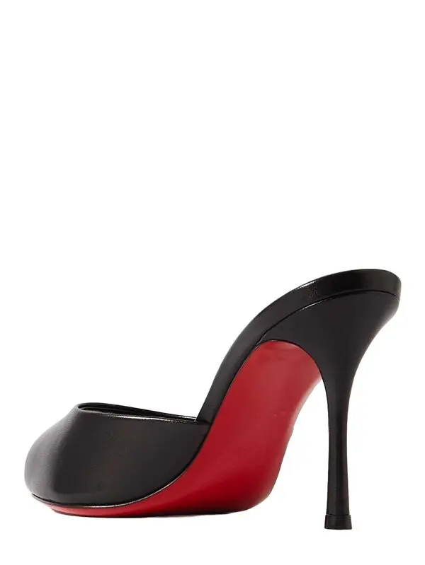 CHRISTIAN LOUBOUTIN Me Dolly 85 Leather Sandals - Black