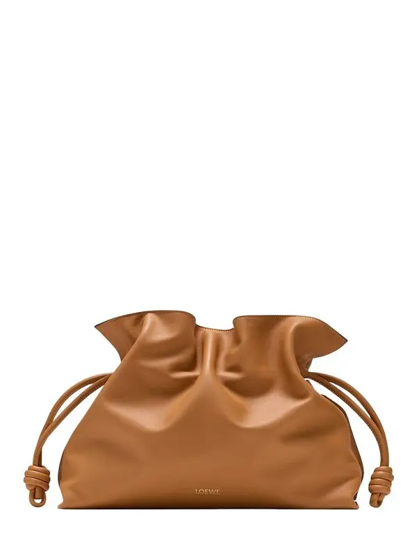 Loewe Flamenco Large Napa Leather Bag - Warm Desert