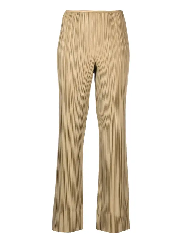 Nanushka Emae Faux-leather Trousers - Neutrals