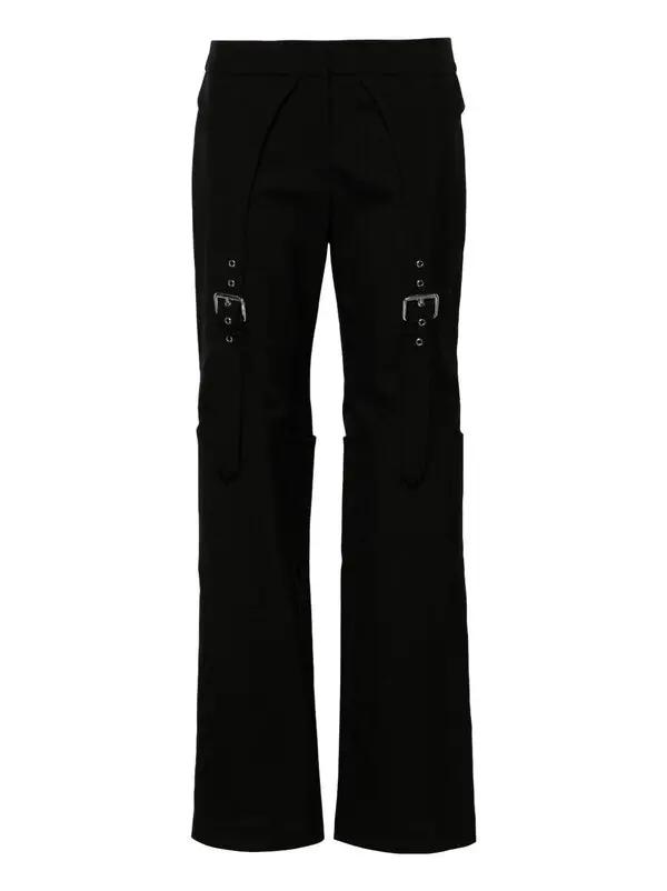 Blumarine Guêpière Puddle Trousers - Black
