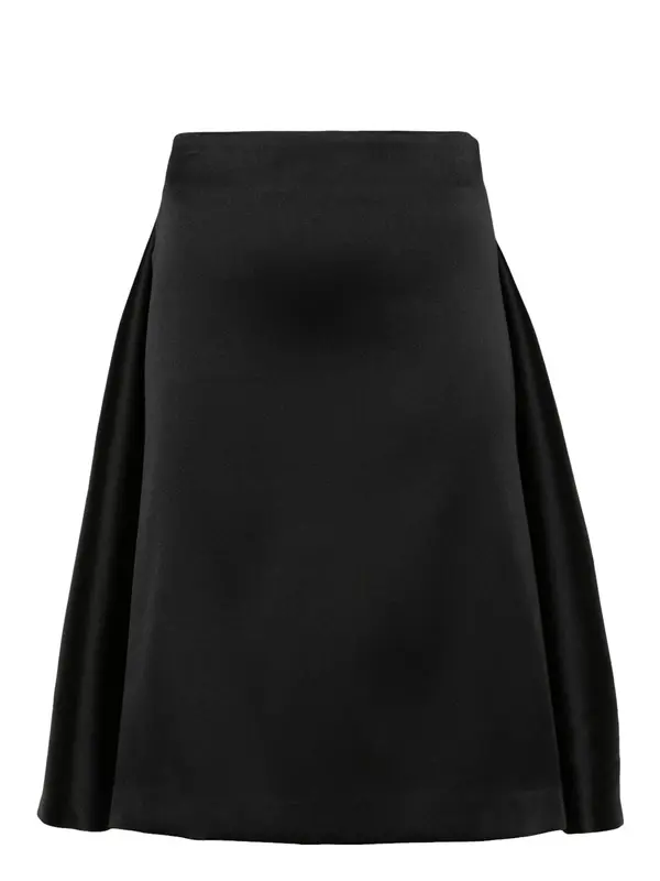 P.a.r.o.s.h Layered Midi Skirt - Black