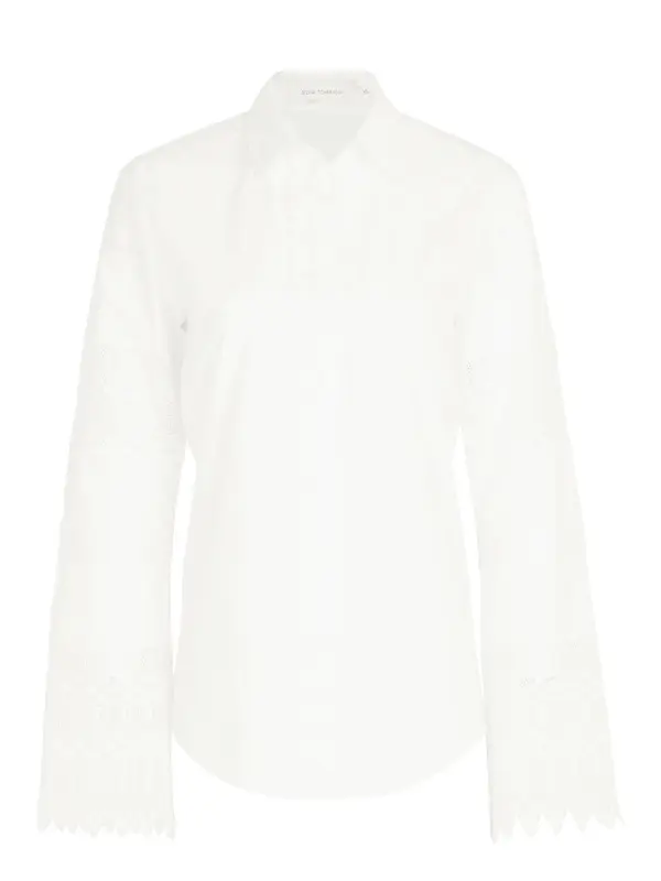 Silvia Tcherassi Aspasia Organic Cotton Blouse - Neutrals