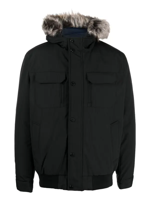 Michael Kors Hooded Padded Jacket - Black