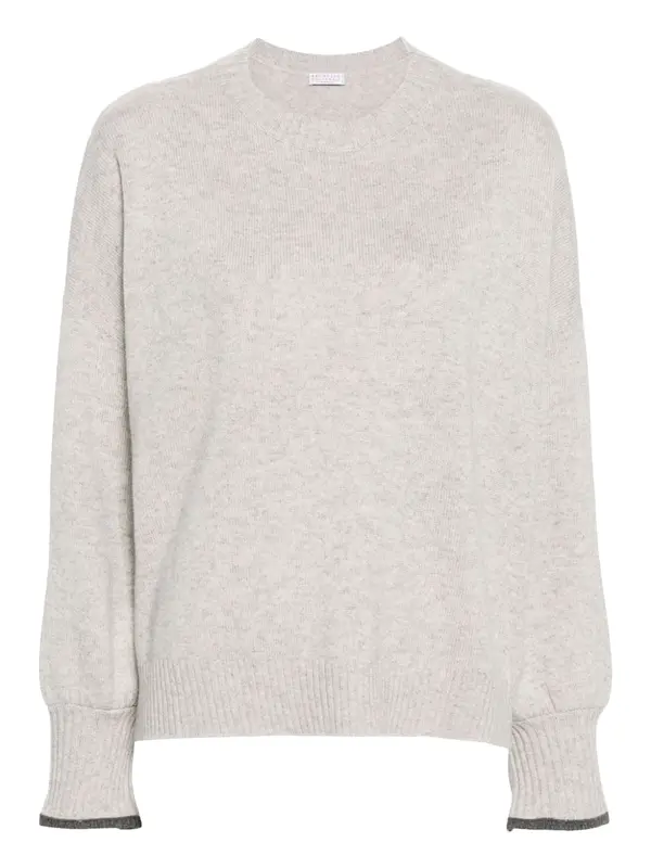 Brunello Cucinelli Cashmere Jumper - Grey