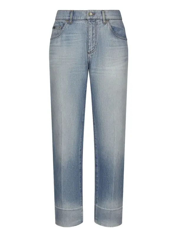 Dolce & Gabbana Straight-leg Jeans - Blue