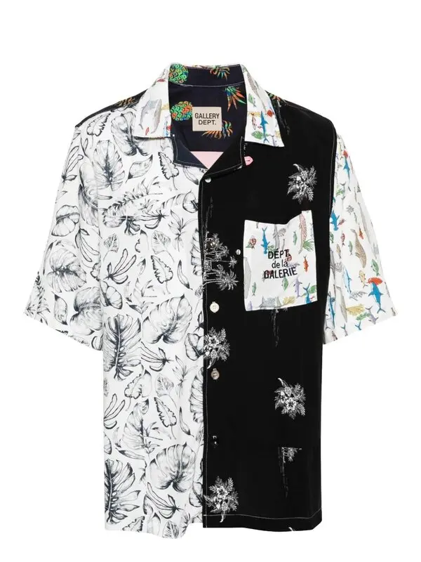 GALLERY DEPT. Parker Mix-print Shirt - White
