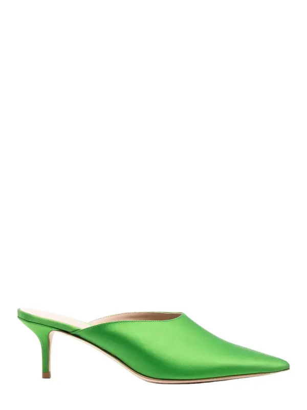 SCAROSSO Laura 60mm Mules - Green
