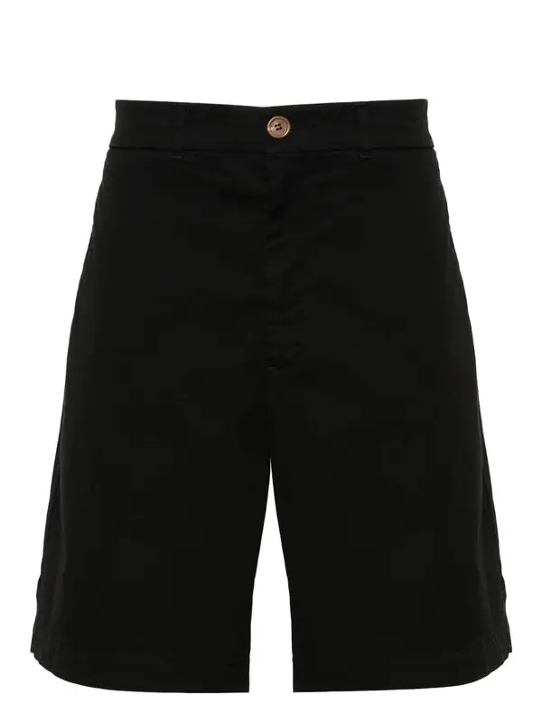 Brunello Cucinelli Cotton Bermuda Shorts - Black