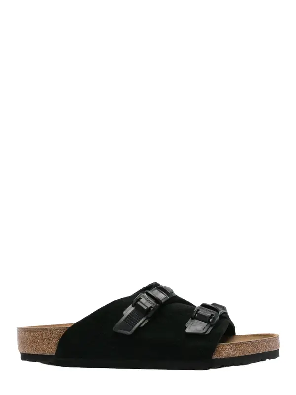 BIRKENSTOCK Arizona Suede Sandals - Black