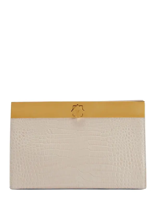 GIUSEPPE ZANOTTI Tanaya Clutch Bag - Neutrals