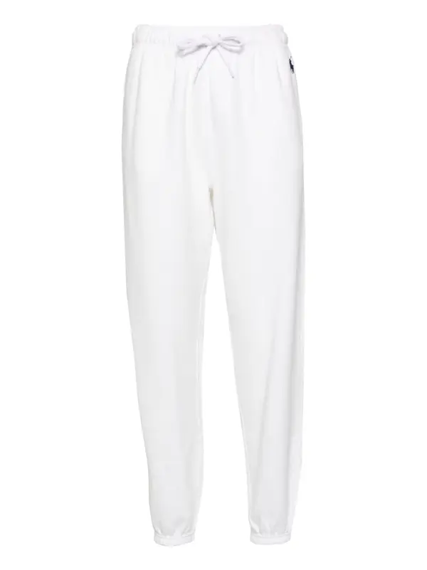 Polo Ralph Lauren Embroidered-logo Track Pants - White