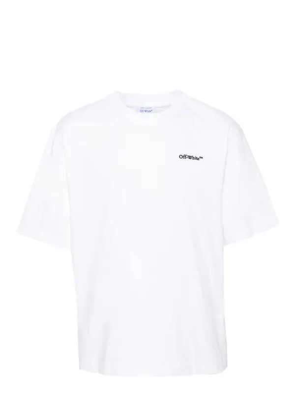 Off-White Arrows-motif Cotton T-shirt - White