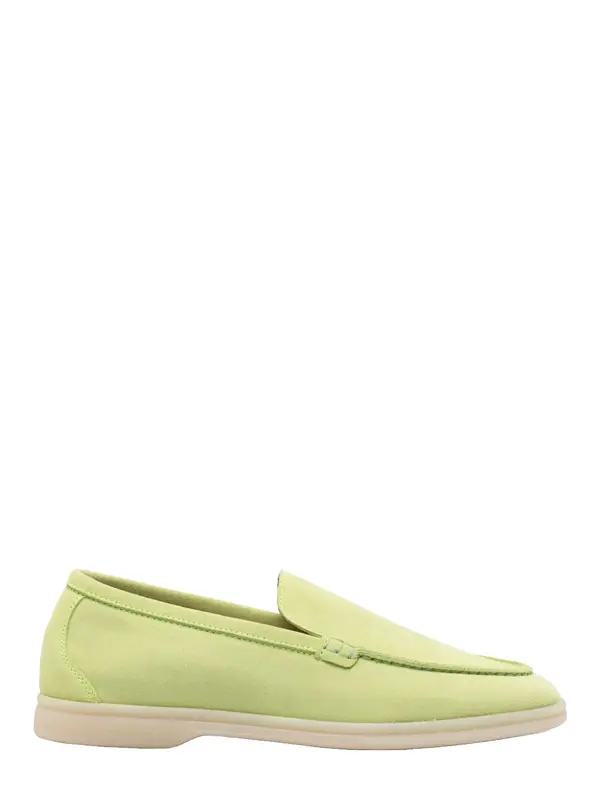 SCAROSSO Ludovica Suede Loafers - Green