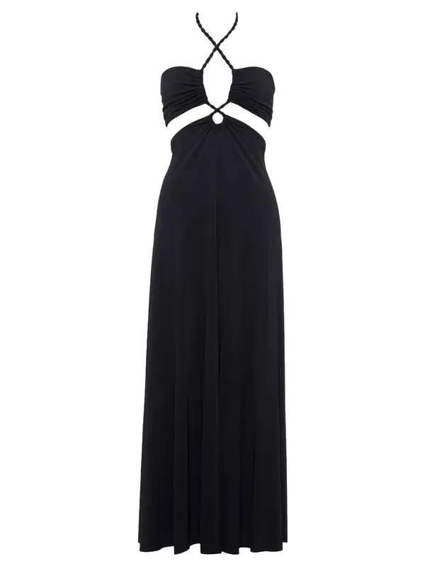 ERES Tina Halterneck Maxi Dress - Black