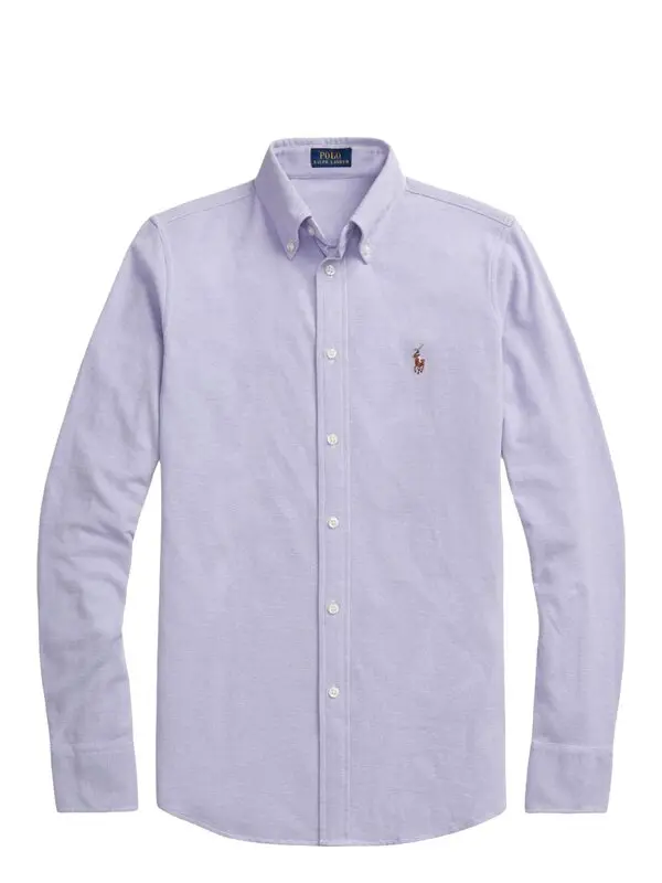 Polo Ralph Lauren Pony-embroidered Cotton Shirt - Purple