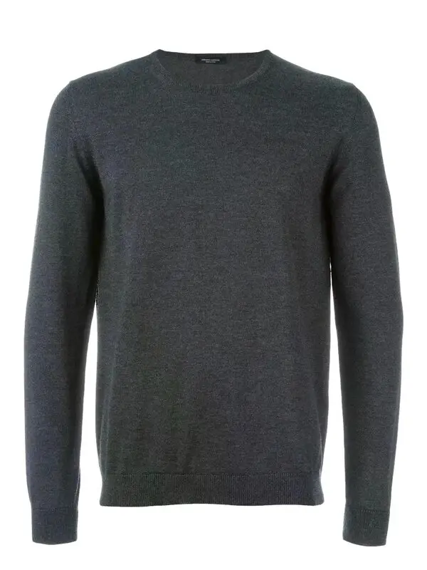 ROBERTO COLLINA Crew-neck Sweater - Grey