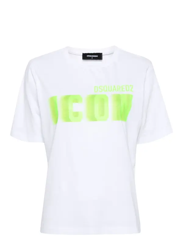Dsquared2 Icon Blur Cotton T-shirt - White