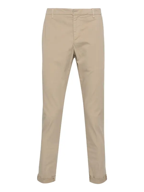 DONDUP Slim-fit Chino Trousers - Neutrals