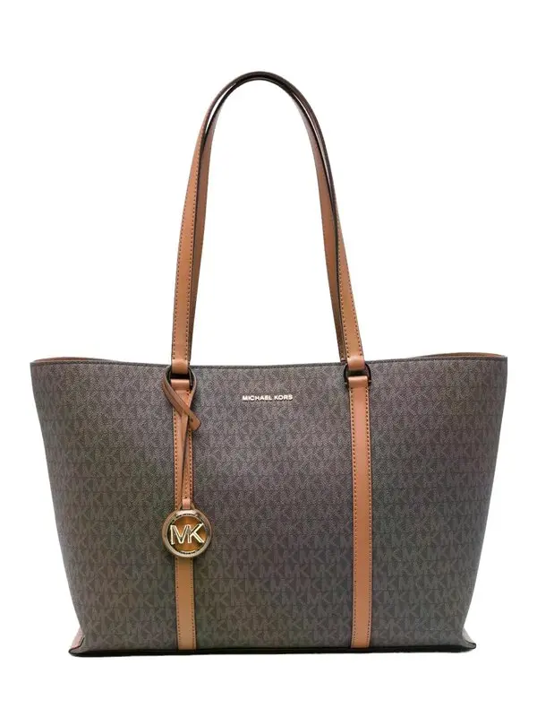 Michael Kors Logo-print Tote Bag - Brown