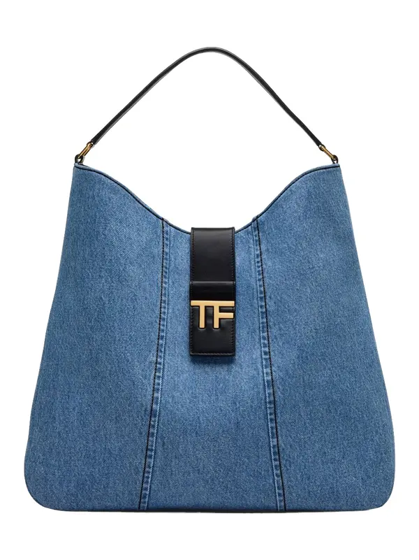 TOM FORD Denim Tote Bag - Blue
