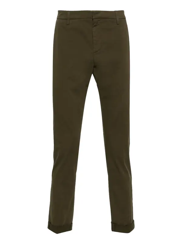 DONDUP Slim-fit Chino Trousers - Green