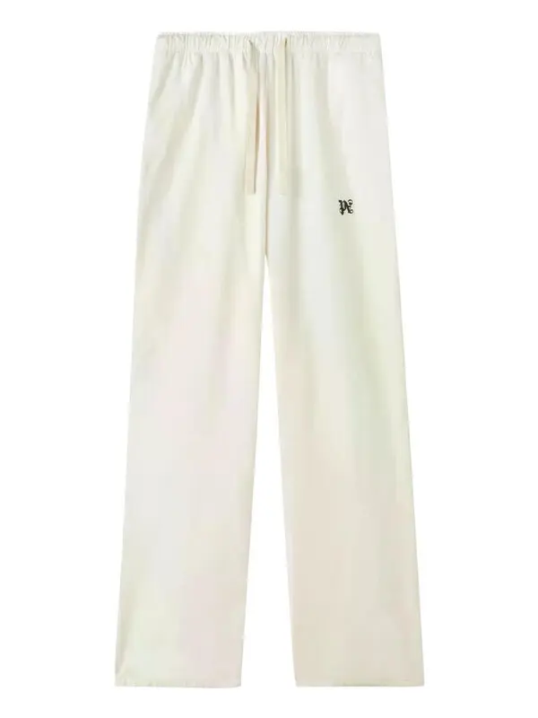 Palm Angels Logo-detail Drawstring Trousers - Neutrals