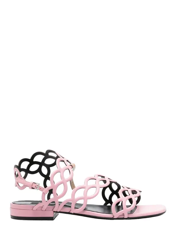 SERGIO ROSSI Cut-out Detail Sandals - Pink