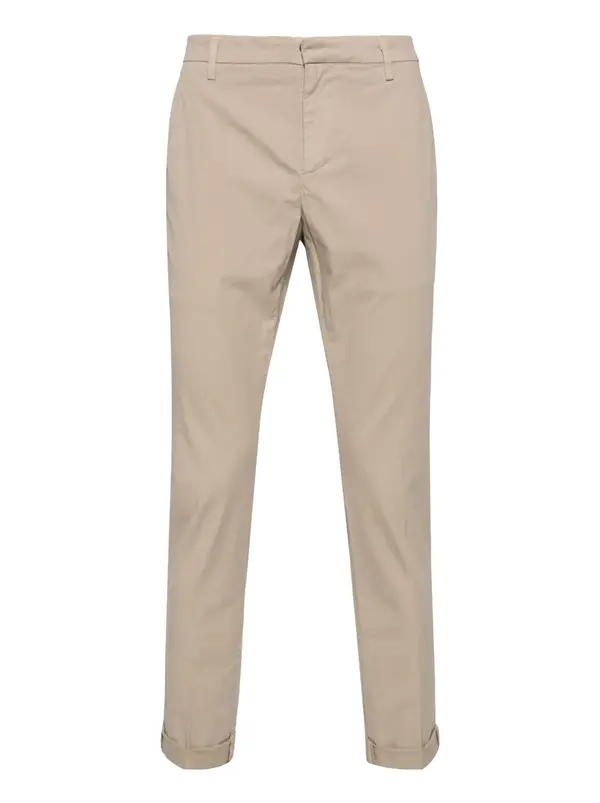 DONDUP Slim-fit Chino Trousers - Neutrals