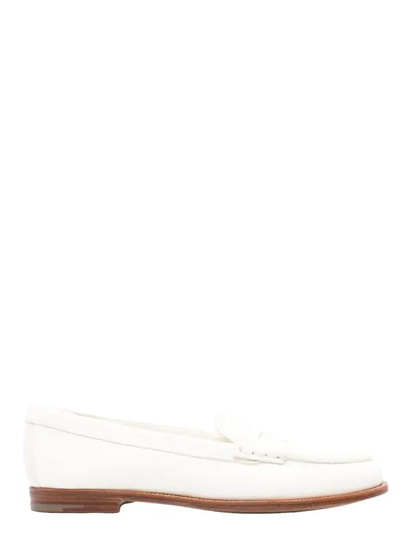 Church's Slip-on Leather Loafers - White