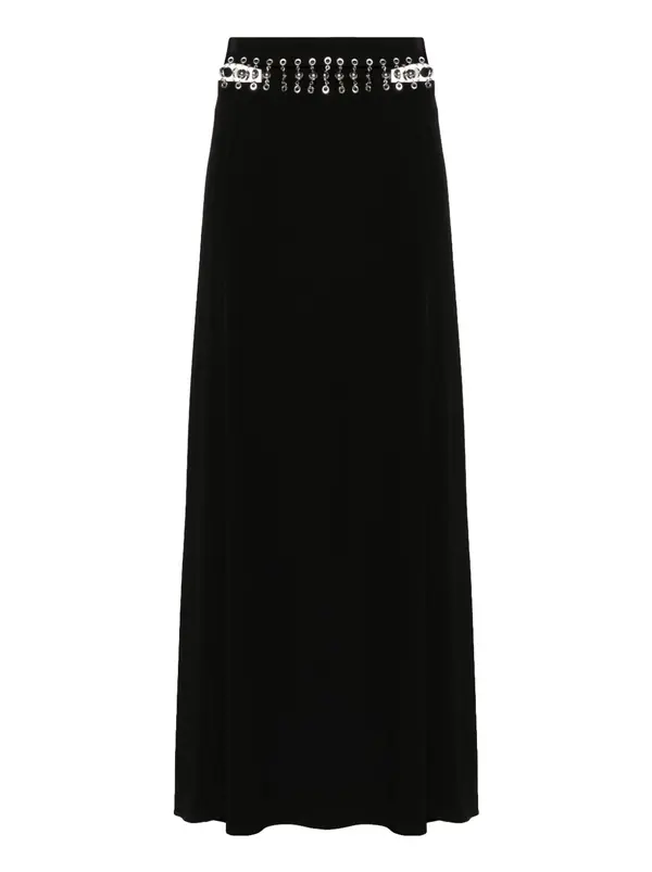 Rabanne High-waist Maxi Skirt - Black
