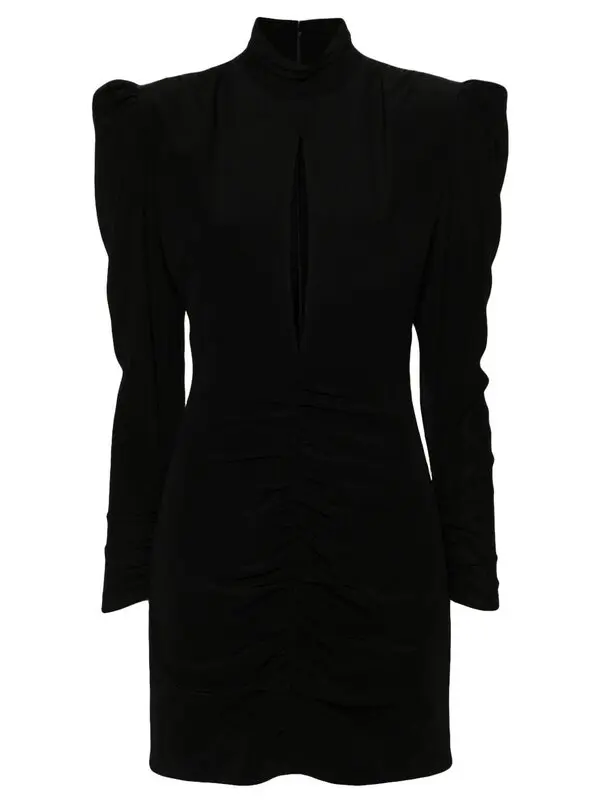 Alessandra Rich Cut-out Mini Dress - Black