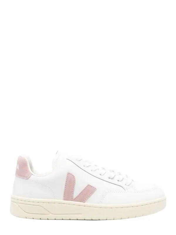 VEJA V-12 Leather Sneakers - White