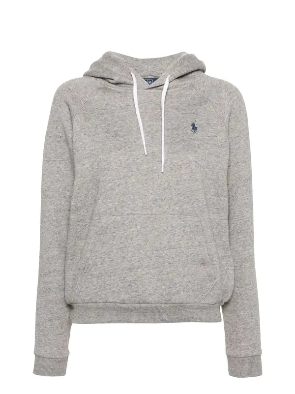 Polo Ralph Lauren Embroidered-logo Hoodie - Grey