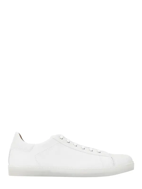 GIANVITO ROSSI Leather Low-top Sneakers - White