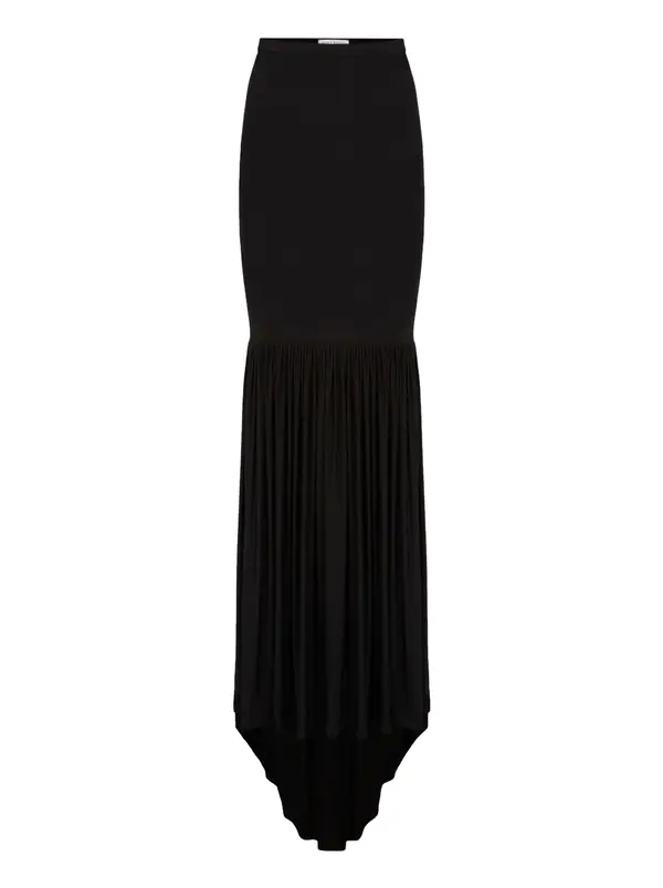 Nina Ricci Gathered Maxi Skirt - Black