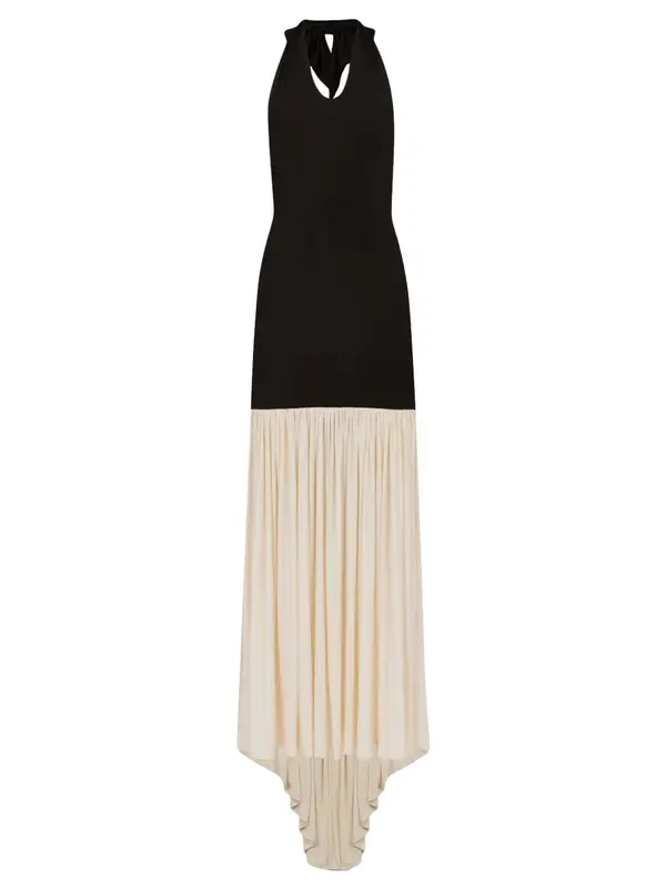 Nina Ricci Halterneck Maxi Dress - Black