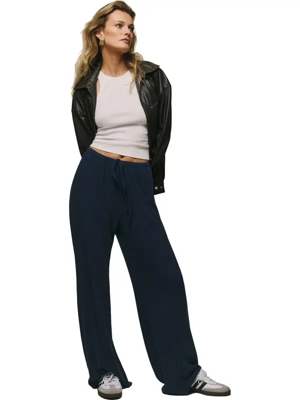 REFORMATION Olina Knit Pant - Blue