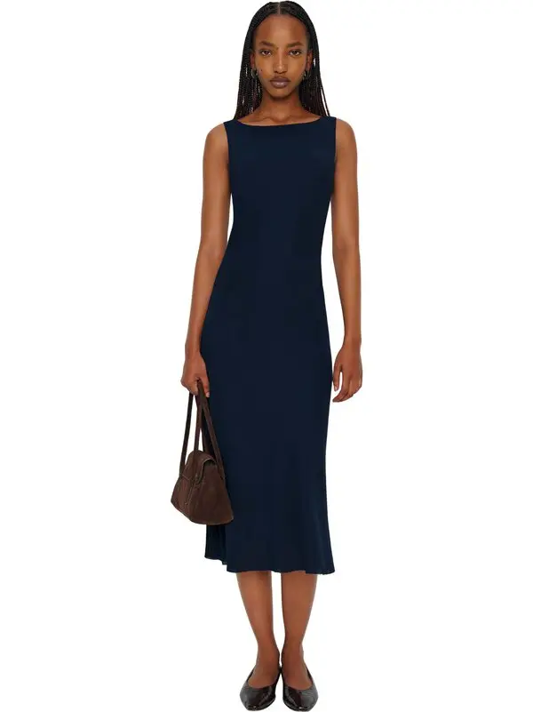 REFORMATION Topanga Midi Dress - Blue