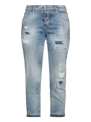 Dsquared2 Distressed Cropped Jeans - Blue
