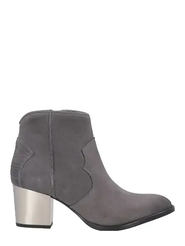 Zadig&Voltaire Leather Ankle Boots - Grey
