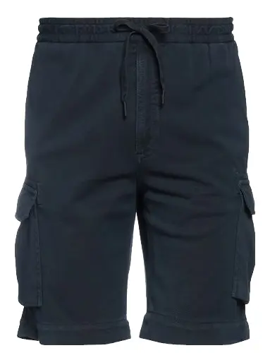 CIRCOLO 1901 Cotton Cargo Shorts - Blue