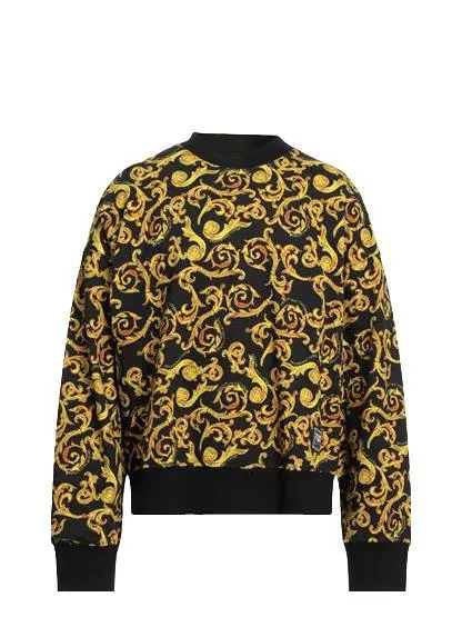 Versace Cotton-elastane Fleece Sweatshirt - Black