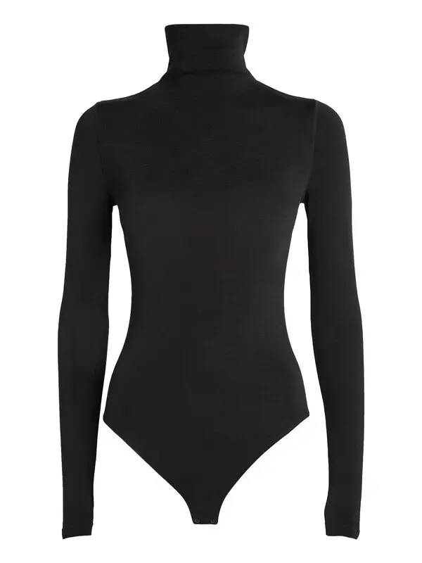 Wolford Rollneck Colorado Bodysuit - Black