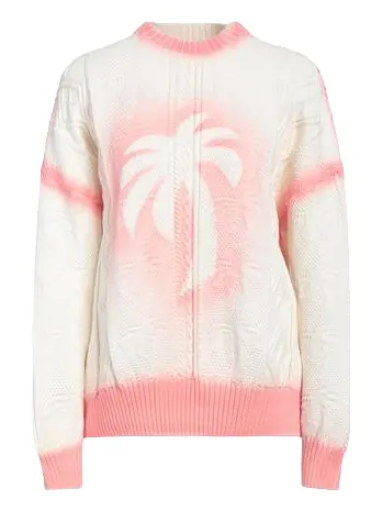 Palm Angels Sweater With Crewneck - Off White