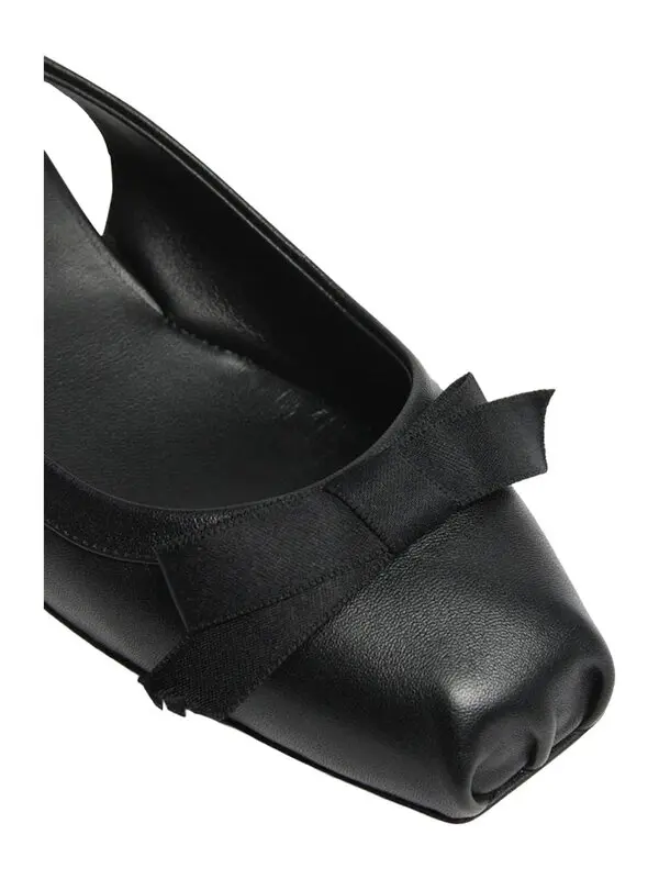 CHRISTIAN LOUBOUTIN 30mm Mamaflirt Sling Ballerina Slingback Pumps - Black