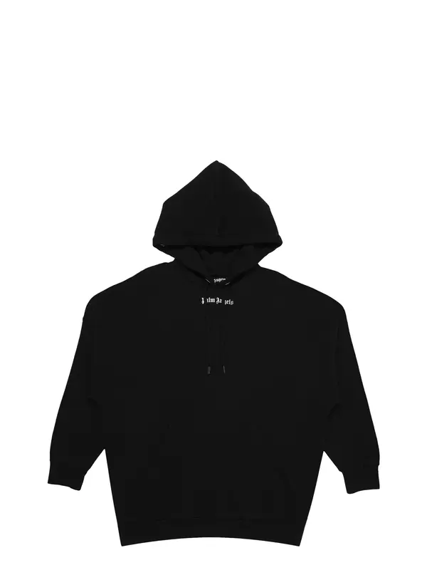 Palm Angels Classic Logo Over Hoodie - Black