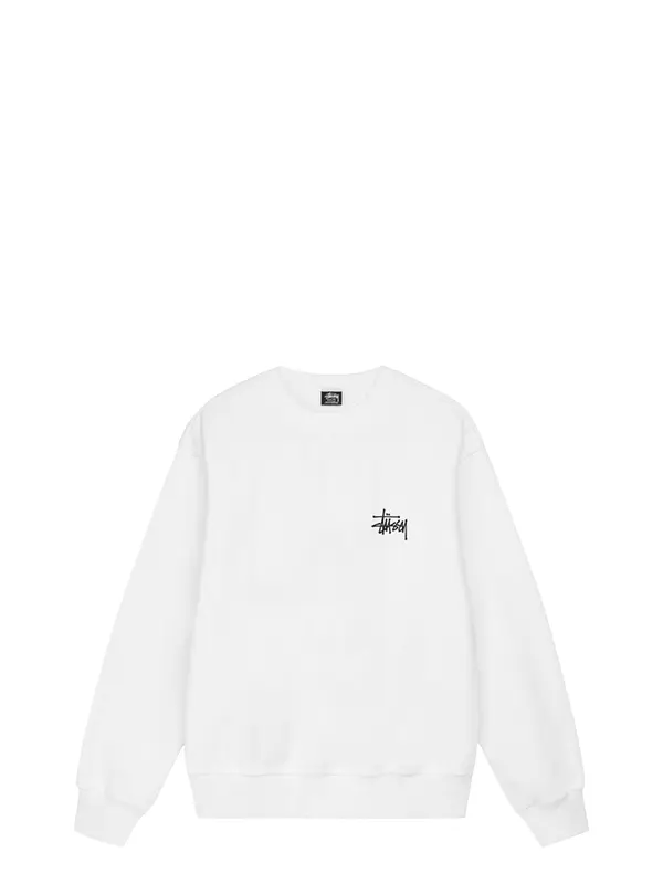 StÜssy Basic Crew - White