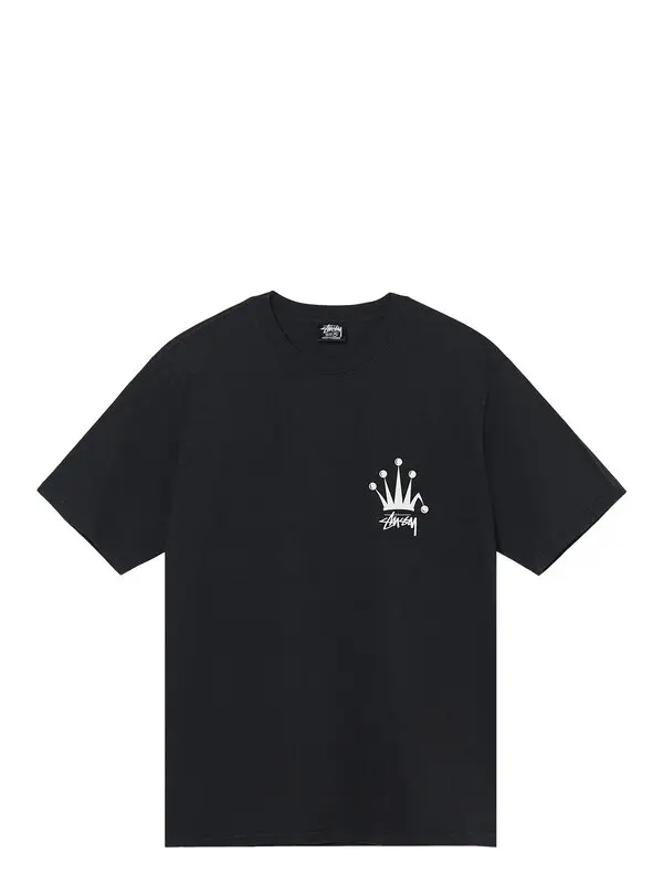 StÜssy Regal Crown Pigment Dyed Tee - Black