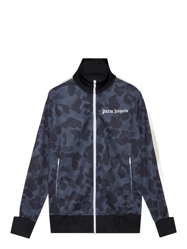 Palm Angels Night Camo Track Jacket - Black